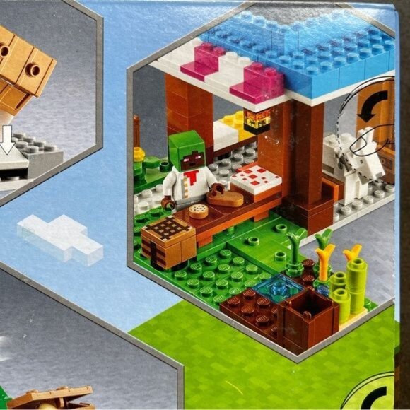 Lego | Toys | Lego Minecraft 2184 Bakery Building Set Goat Snow ...